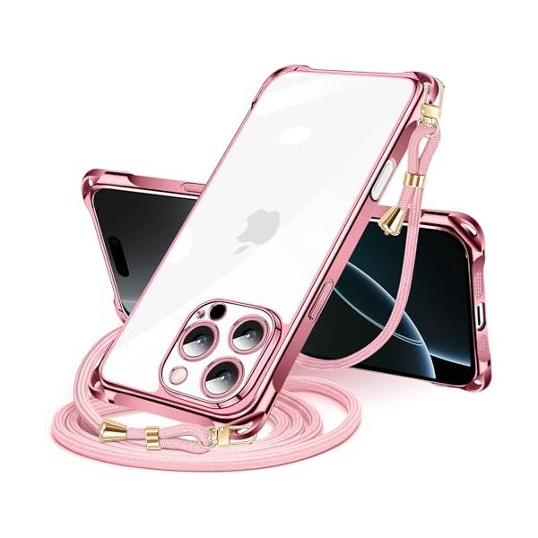 ローズゴールド/iPhone 16 Pro Max/-・Size:iPhone 16 Pro MaxColor:ローズゴールド・対応機種本機によって精密に設計に基づいて、細かいところにもちょうどよく、穴位置も正しく、すべてのスピーカー、ポー...