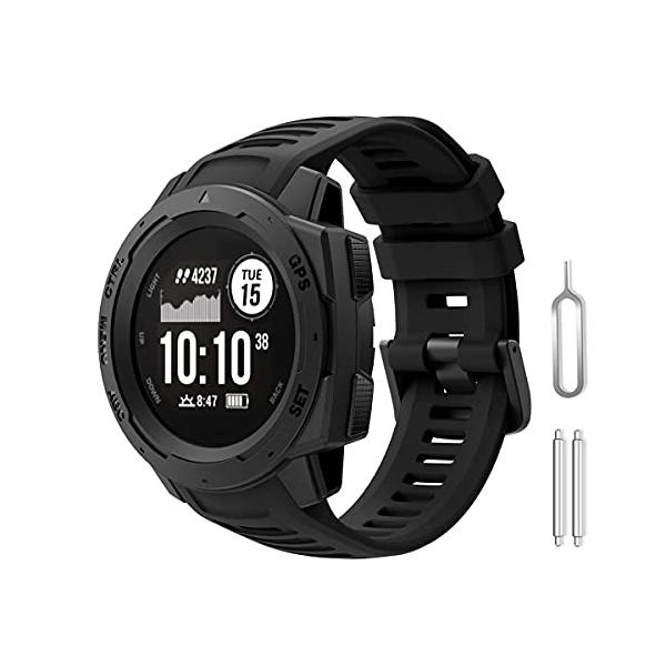 Sportsブラック/-/-・Color:ブラック・対応機種： Instinct 2/Instinct/nstinct Esports/Instinct Tide/Instinct Tactical 。（スマートウォッチは含まれていません）...