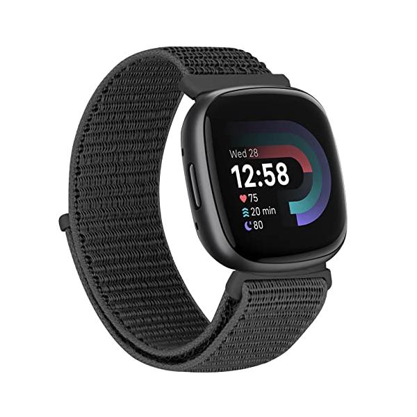 クラシック深い黒/-/V4N001・Color:深い黒・互換性：コンパチブル Fitbit versa 3;Fitbit versa 4;Fitbit Sense 2;Fitbit Sense 。・材料：Fitbit versa 4 バンド...