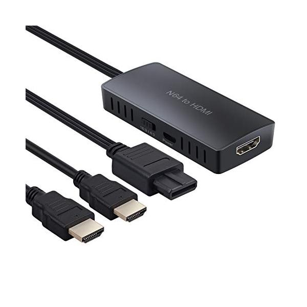 N64 to HDMI・Style:N64 to HDMI・本製品はN64 /ゲームキューブ / Super NESのアナログRGB信号をHDMI信号に変換して、HDTV/モニター/プロジェクターに使用できます。・HDMI 1080P/72...