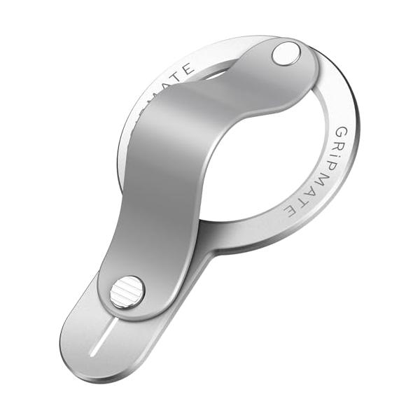 シルバー/-/-・PatternName:シルバー・便利で簡単に着脱GripMate MagSafeアクセサリーでスマホ体験をグレードアップ。iPhone 17シリーズ対応（16/15/14/13/12シリーズにも対応）。自撮りやSNS、Y...