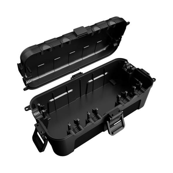 モダン黒/1個中型ボックス/Flemoon-PC-Medium・Size:1個中型ボックスColor:黒・パッケージ個数:1・電源タップに対応： 外装寸法：29 x 13.2 x 10 cm、内部寸法：28 x 12.5 x 8 cm。最大...