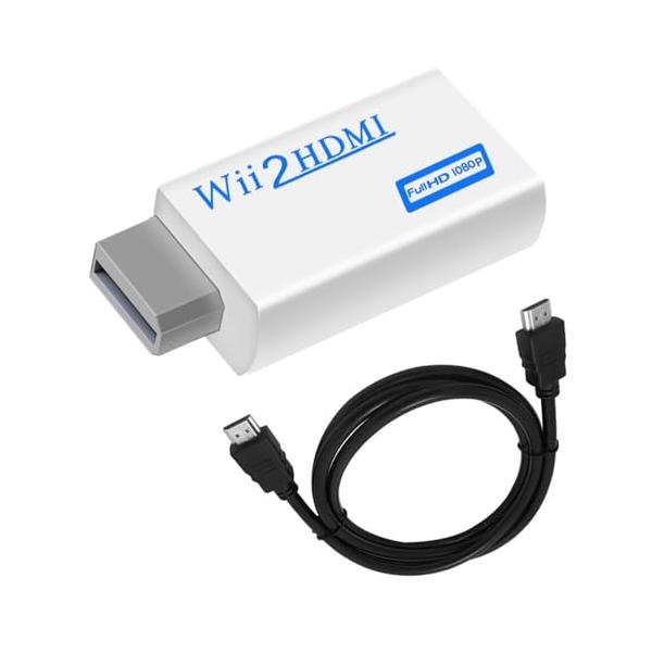 ホワイト/Wii変換アダプタ本体＋1.5メートルHDMIケーブル/ba-yx・Size:Wii変換アダプタ本体＋1.5メートルHDMIケーブルColor:ホワイト・Wii2HDMIこの商品はNintendoのゲーム機WiiのシグナルをHDM...