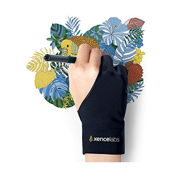 ブラック/L サイズ/-・Size:L サイズColor:ブラック・パッケージ個数:1・防汚アーティストの描画グローブであるこのアーティストグローブは、ペンタブレットの表面を清潔に保ち、残留物を防ぎます。・快適なライクラ、伸縮性、柔軟性、通...