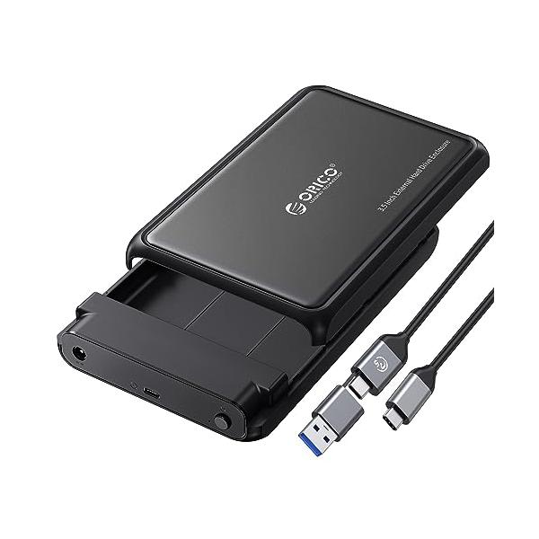 ブラック/-/Type-C接続・Model:Type-C接続・20TBの大容量-外付けハードディスクケース 3.5インチ SATA - USB Cポートは最大20TBのドライブをサポートします。 ストレージのニーズは目的や用途によって異なり...