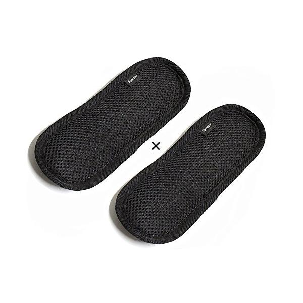 ブラック/M-2pcs/-・Size:M-2pcsColor:ブラック・パッケージ個数:1・肩への負担が軽減ショルダーの重さが分散されて重たい荷物から肩を守るショルダーパッド！PCバッグ、カメラバッグ、ビジネスバッグ、スポーツバッグ、ショル...