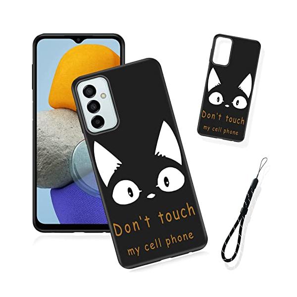 Don't touch my cell phone/対応 Galaxy M23 5G用/-・対応機種FOR Galaxy M23 5G 用のスマートフォン専用保護カバー，FOR Galaxy M23 5G 用の使用する機体は非常によくデザイ...