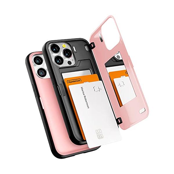 ウォレットケースピンク / ピンクサンド/-/IP13P-MDB-PNK・Color:ピンク / ピンクサンド・カード収納 カード入れの部分は曲線に従った設計になっており、2枚のカードをより簡単に収納できます。・二層保護衝撃吸収の高い柔軟な...