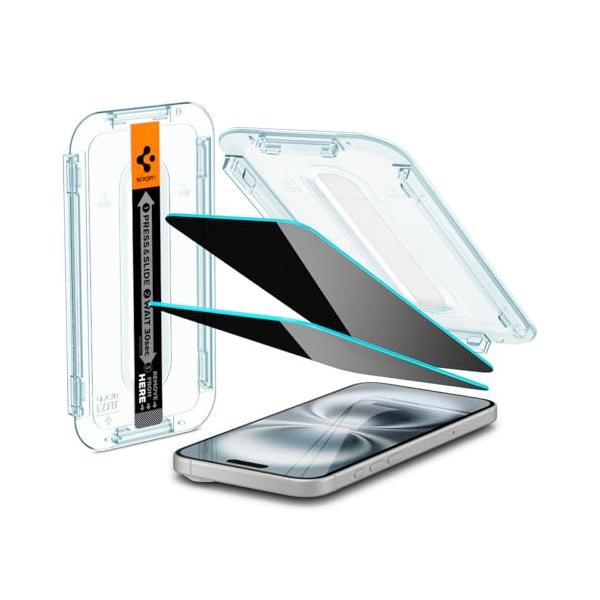 -/iPhone 16 / iPhone 15/AGL06874・Size:iPhone 16 / iPhone 15・パッケージ個数:1・[初心者でも貼れる貼り付けキット]後面フィルムを剥がしてから貼り付けキットと画面が平行になるように装...