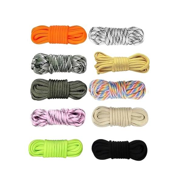 ピュアカラ/free/HYHGG・Shape:10色・セット内容7芯4mm×3mロープ×10（10色）十分な量のカラフルなセットはあなたのさまざまなニーズを満たすことができます。・高品質の素材高密度のポリエステルとポリプロピレン製、素材で耐...