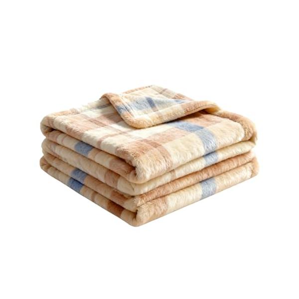 Beige/140*80cm/HB189NC-080140・5分で速暖機能：日本製の発熱線を使用し、電源を入れてから30秒で温かさを感じ、5分で体を温めます。寒い夜も快適に過ごせます。・恒温加熱と省エネ設計：省エネ恒温チップを採用し、一定の...