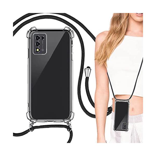 クリア+黒いストラップ/ZTE Libero 5G III/Libero 5G IIIA202ZT・Size:ZTE Libero 5G IIIColor:クリア+黒いストラップ・素材高品質のクリアTPU素材を採用し、心地良い触感で、優れた...