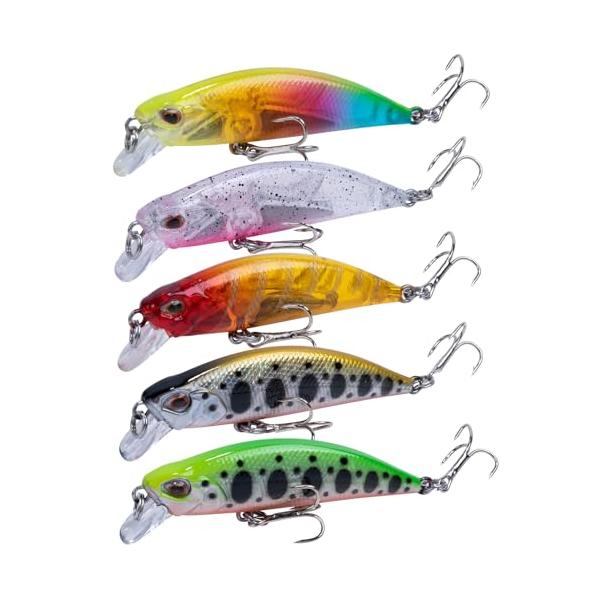 5個セット 5色/5cm/-・Color:5個セット 5色・セット内容 5色5個セット / 天候や魚種にあわせてベストカラーが選べる5色セット。ロストが気になり攻めれなかったポイントも、気にせず攻めれるコスパルアーセット！・優れたキャスティ...