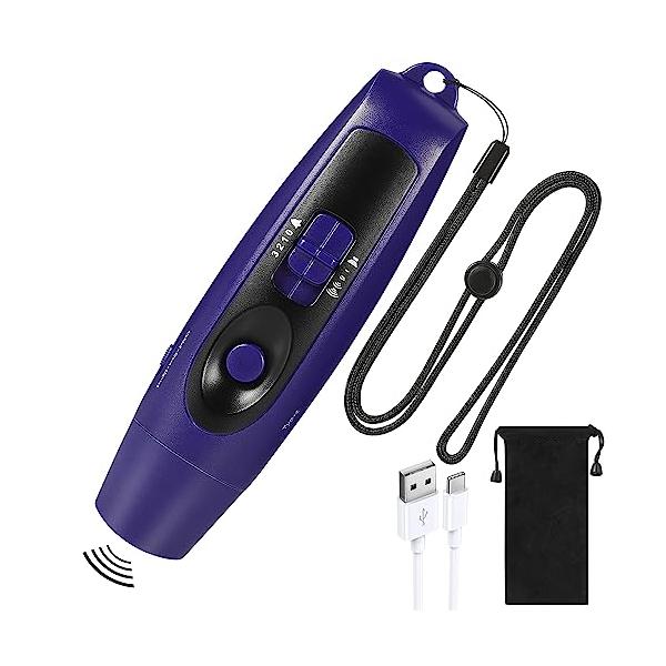 ブルー/-/-・Color:ブルー・便利なUSB充電式電子ホイッスル1200mAh大容量の充電電池を内蔵し、便利なUSB充電方式を採用しており、車載充電アダプタ、パソコンなどの電子機器でも簡単に充電ができ、頻繁に電池もしないです。・3段階の...