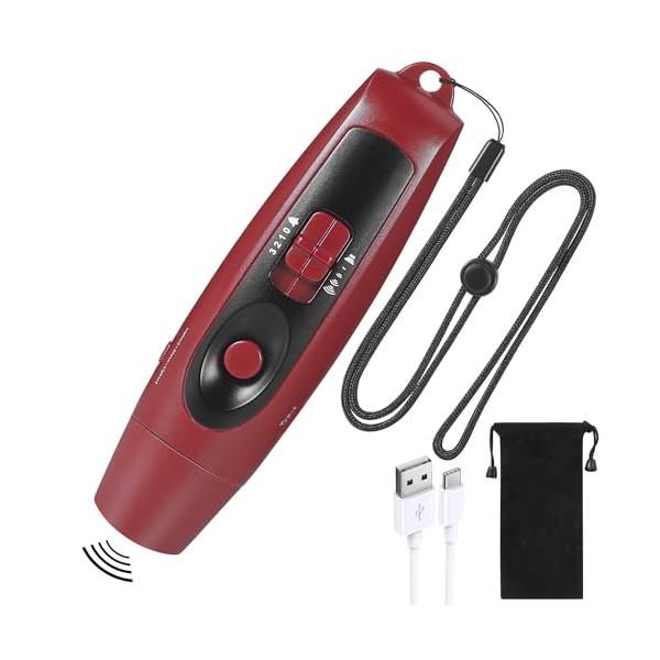 赤/-/-・Color:赤・便利なUSB充電式電子ホイッスル1200mAh大容量の充電電池を内蔵し、便利なUSB充電方式を採用しており、車載充電アダプタ、パソコンなどの電子機器でも簡単に充電ができ、頻繁に電池もしないです。・3段階の音量調整...