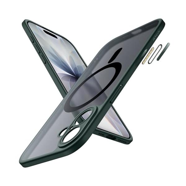 ダークグリーン/iPhone 17/5748E・Color:ダークグリーン・[完璧にフィット] iPhone 17 6.3インチ専用に設計されています。ご注意: iPhone Air / 17 Pro / 17 Pro Maxには対応できま...