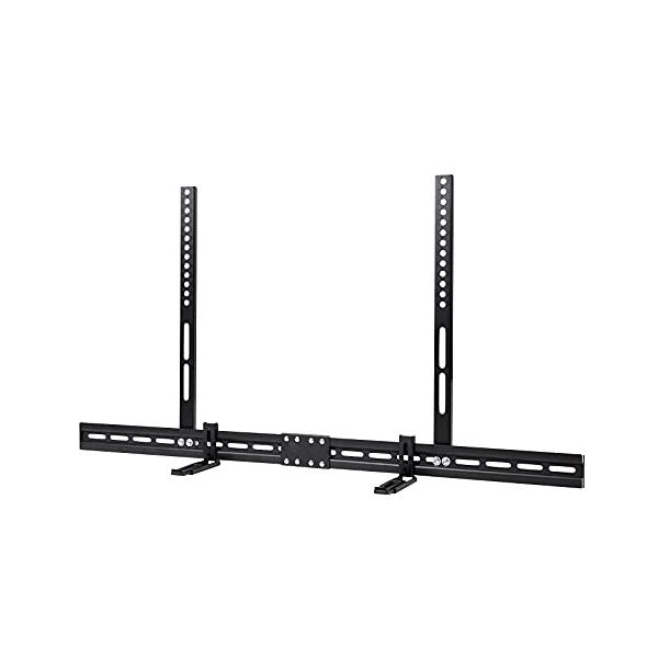 ブラック/-/U-360B・優れた品質上質なスチール素材を採用し、頑丈なつくりで、耐荷重は8kgまで、大事なサウンドバーをしっかりと支えてくれます。ご注意:推奨耐荷重は4kgです・幅広く対応左・右との両部分の金具（横バー）があり、連結した横...