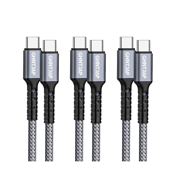 グレー/1M/-・Size:1MColor:グレーNumberOfItems:3・60W急速充電＆データ転送このUSB C to USB Cケーブルは最大60WのPD3.0に対応しており、スマートフォンやタブレット端末、ノートPC等のUSB...