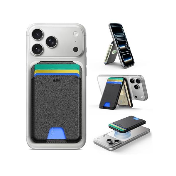 A1-ブラック/-/-・Color:A1-ブラック・より強力なマグネットロック：このMagSafeウォレットは3 200gの磁気吸着力にアップグレードされ、オフィシャルブランドの4倍の強度で、ウォレットスタンドをしっかりとマグネットで吸着固...