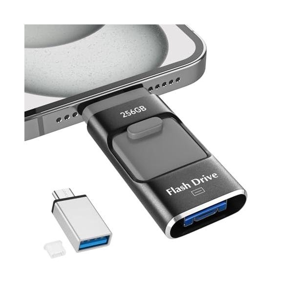 ?ブラック/256GB/S3-256BKN・Size:256GBColor:?ブラック・完全アプリ不要のUSBメモリ、操作簡単で使いやすいこのUSBメモリ256gbは、アプリをダウンロードする必要がなく、スマホのアルバムから動画や写真データ...