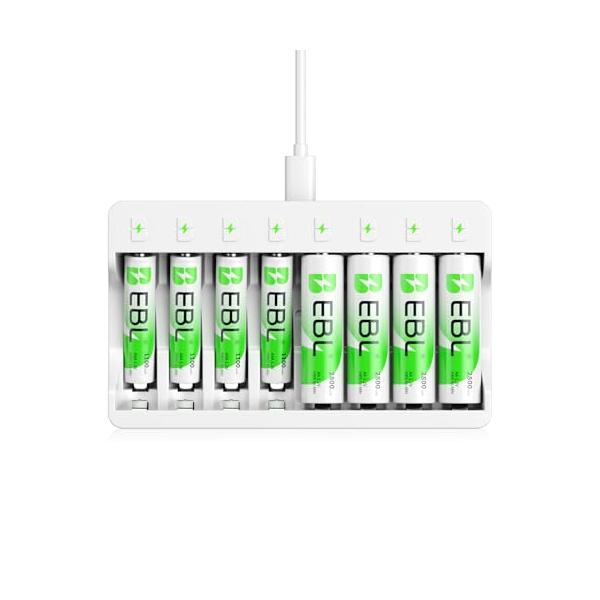-/電池充電器＋単三電池 4本×2800mAh＋単四電池4本×1100ｍAh/EB-69011222・Size:電池充電器＋単三電池 4本×2800mAh＋単四電池4本×1100ｍAh・電池充電器セット充電電池充電器の特徴：8スロット独立充...