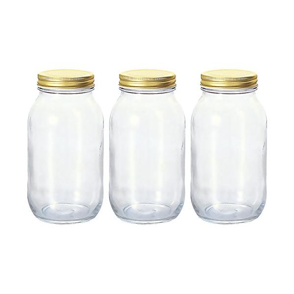 ダブルキャップ保存瓶/925ml/M-6657・Color:ダブルキャップ保存瓶Size:925ml・パッケージ個数:1・本体サイズ:約最大径95mm(口径65mm)×高さ183mm・本体重量:約420g・素材・材質:びん=ソーダガラス/フ...