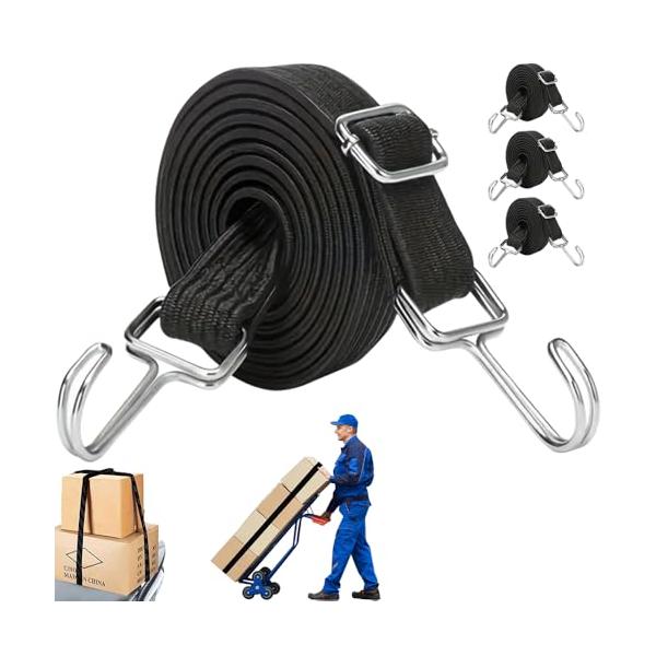 粗筋?亜鉛メッキ鋼?ブラックブラック/200cm/m57・DisplayLength:200.0 センチメートルStyle:粗筋?亜鉛メッキ鋼?ブラック・製品仕様・安定セット内容：荷台用ゴムひも*4。ロープ材質:ポリエステル（表面）、ラテッ...