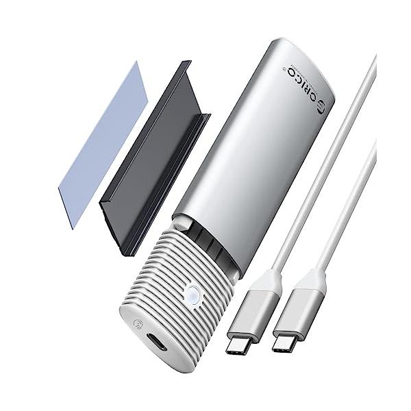 ホワイト/-/ホワイトPWDM2-G2-WH・Model:ホワイトPWDM2-G2-WH・10Gbps高速M.2 NVME SATA SSD ケースNVMe SSDを使用する場合、伝送速度は10Gbps、読み書き速度は1000MB/sです。...