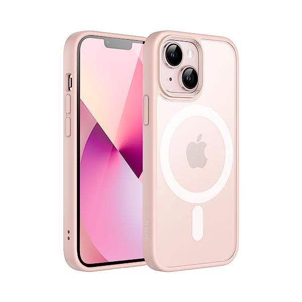 チョークピンク/iPhone 13 Mini 5.4インチ/3979F・Color:チョークピンク・[超マグネット吸着] 磁力で充電器に強力吸着。一度スナップすると、決して滑ることはありません。ウォレット、リングホルダー、パワー バンクなど...