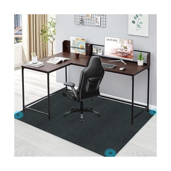 ブラック/約90* 120cm/-・Size:約90* 120cmColor:ブラック・チェアマット床保護マット椅子の車輪の重さで床に傷がついたり、へこんだりすることがありますので、床を傷つけないようにキャスターの材質に合わせて設計しました...