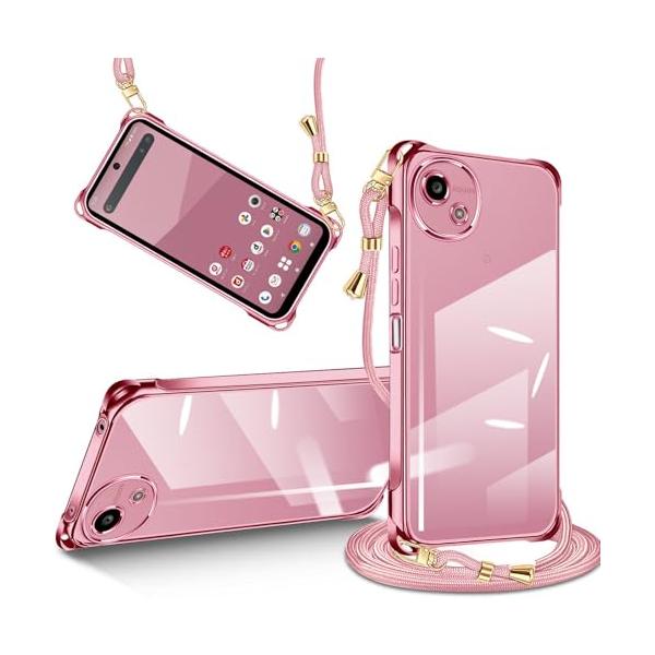 ピンクゴールド/AQUOS Wish 5 / Wish 5S/-・Size:AQUOS Wish 5 / Wish 5SColor:ピンクゴールド・対応機種AQUOS Wish 5 / Wish 5S専用保護カバー。・長さ調整 &amp; ...