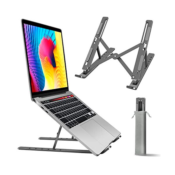 工学折り畳みグレー/-/Laptop Stand MC-Grey・Color:グレー・幅広い対応機種このノートパソコンスタンドは17インチ以下の様々なノートパソコンやタブレットに対応します。 自宅、旅行、出張、仕事など様々な場所で使用でき、...