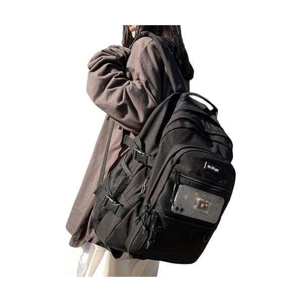 リュックサックバックパックL1-ブラック/ラージ/-・Color:L1-ブラック・大容量＆多ポケットこの大容量リュックサックは。独立したノートパソコン用コンパートメントは15.6インチのノートパソコンを簡単に収納できます。大容量のメインバッ...