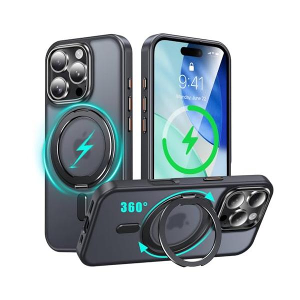 ブラック/iPhone 16 Pro Max/IP16ProMaxXZCXZJ・Size:iPhone 16 Pro MaxColor:ブラック・「互換性モデル」 iPhone 16 Pro Max 適用 「6.9インチ」 用 Magsaf...