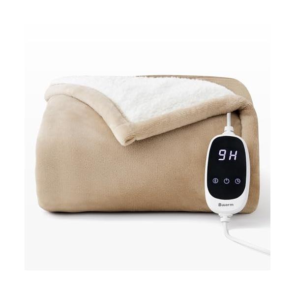 ?代オートミール/140x80cm/TK70X50-1S-030D・Color:オートミールSize:140x80cm・多段温度調整＆記憶機能：Bwarm電気毛布は1?9段階の温度調整がで、9段階が最高温度となり、ダニを駆除する効果もありま...
