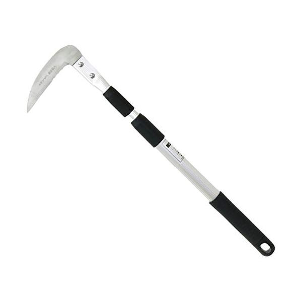 便利小鎌-/-/S-1・Style:便利小鎌・パッケージ個数:1・草刈り、除草作業に。立っても、しゃがんでも、座ってもOK！使いやすい長さに調節！・軽量アルミパイプが3段階に伸縮します。※400mm〜800mm。・「便利小鎌」やわらかい草に...