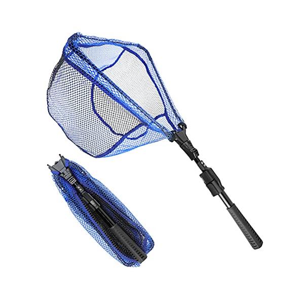 全長約110cmブラック/Ｓサイズ/FSD-185-shuangse-S・Style:全長約110cm・商品仕樣全長:110cm、収縮時:78cm、収納時:44cm、重量:465g、網の深さ:33cm。ワンタッチで展開、3段階調整! 折り畳...