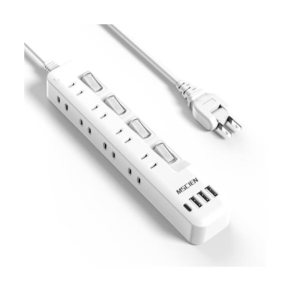 -/1m/YP164K8RL3A1CU・Size:1m・一台12役・USB付き・1m延長コード1つのUSB-Cポート、3つのUSB-Aポートと8つのAC差込口を搭載したマルチタップです。1m延長コードを採用し、コンセントから離れた場所で使え...