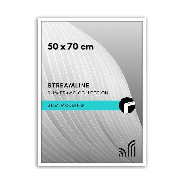 1個（単品）ホワイト/50cm X 70cm/METLX5070WHT・Color:ホワイトSize:50cm X 70cmStyle:1個（単品）・パッケージ個数:1・理想的なサイズと耐久性のある素材 この50cm x 70cmポスターフ...