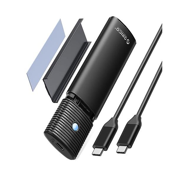 ブラック/-/ブラックPWDM2-G2-BK・Model:ブラックPWDM2-G2-BK・パッケージ個数:1・10Gbps高速M.2 NVME SATA SSD ケースNVMe SSDを使用する場合、伝送速度は10Gbps、読み書き速度は1...