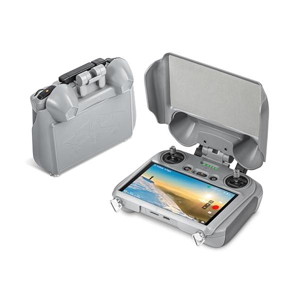 グレー/-/LV-1126167・パッケージ個数:1・適用リモコン：DJI向けMini 5 pro、Mini 4 Pro、Air 3S、Air 3、Neoに設計されており、RC 2リモコンにぴったりフィットします。・サンシェード機能：8段階...