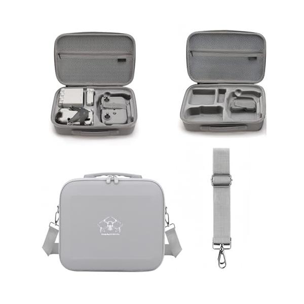 グレー/-/-・収納力抜群: DJI MINI4 PRO本体、DJI-RC 2/DJI RC-N2リモコン、バッテリー、プロペラなど、必要なアクセサリーをすべて収納・高い保護性能: 防水性と耐衝撃性を備えた設計で、大切な機材を衝撃や水から守...