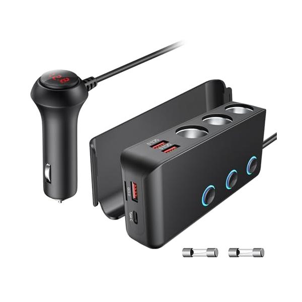 黒+黒/-/-・Color:黒+黒・パッケージ個数:1・QuickCharge3.0とPD36W従来USBの最大4倍のスピードでスマホやタブレット端末などを急速充電するQuickCharge3.0ポートを搭載。QC3.0 x3とPD36Wを...