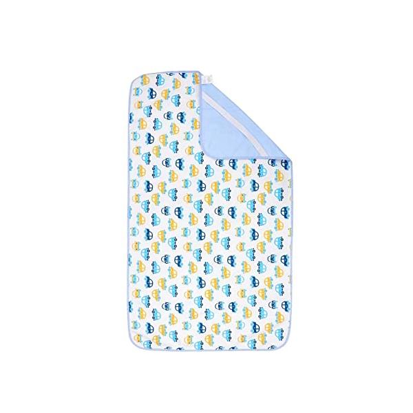 車柄1枚セット　3重構造/70x120センチメートル (x 1)/70120・Color:車柄1枚セット　3重構造・??セット内容2枚セット(2枚は一つの包装袋に入れる)サイズ70×120cm　四隅ゴム付き。組成パイル部分：綿100% (地...