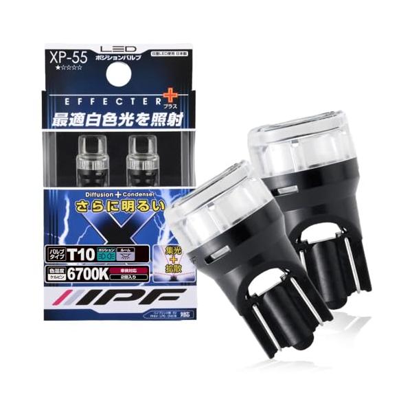 60ルーメン-/2個 (x 1)/XP-55・Style:60ルーメン・パッケージ個数:1・仕様:T10-12v 0.3w・セット内容:LED 2本入り・色温度6700Kの白色光・拡散角(300°)を実現・高電圧車両(ハイブリッド車・軽自動...