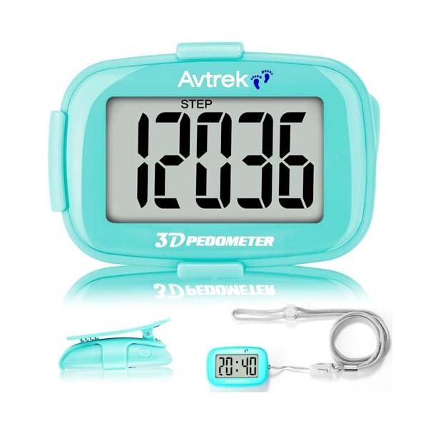 シアン/-/-・Color:シアン・使いやすい: シンプルで独立した歩数計。電源を入れるだけですぐに使えます。使いやすいインターフェースを備えており、スマートフォンを充電したりアプリをロードしたりする必要はありません。 Bluetoothも...