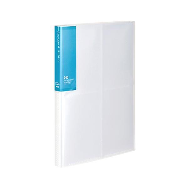 ポケットホワイト/ハガキ/SKK-240K-70・Color:ホワイト・パッケージ個数:1・本体サイズ:縦315×横240×背幅22mm・最大収容サイズ:152×105mm・規格:A4-S ヨコ入れ2段・収容枚数:ハガキ240枚(120ポケ...