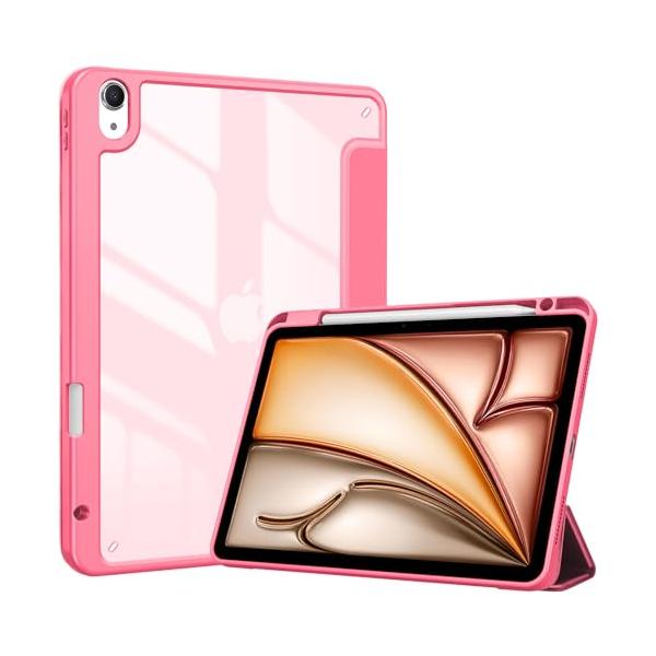 メロンピンク/-/PC-08364714・Color:メロンピンク・パッケージ個数:1・?適用機種iPad Air 11インチ M3 2025(A3267 A3270)、iPad Air 11インチ M2 2024(A2902 A2903 ...