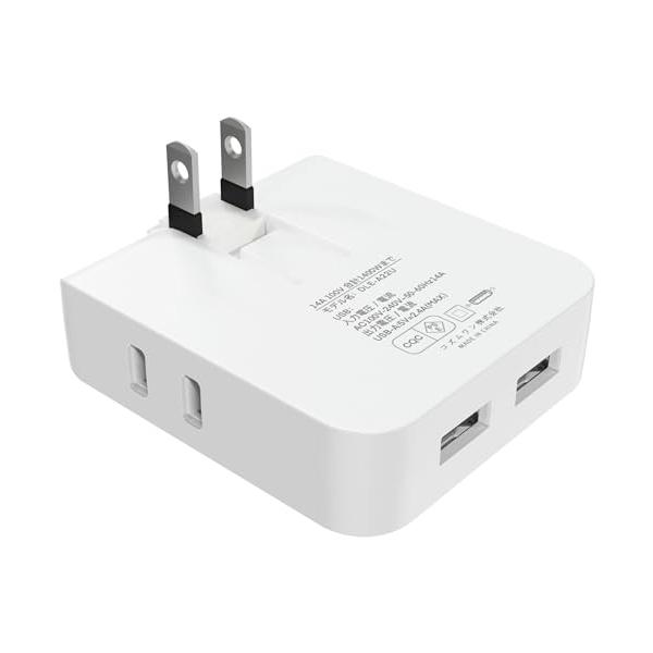 1個セットホワイト/mini/-・Style:1個セット・パッケージ個数:1・1台4役2個のac差込口、2個のusb-aポートを搭載しているusb コンセント タップです。2個のAC口はお互いに干渉しない。これ1つのusb タップで、4台の...