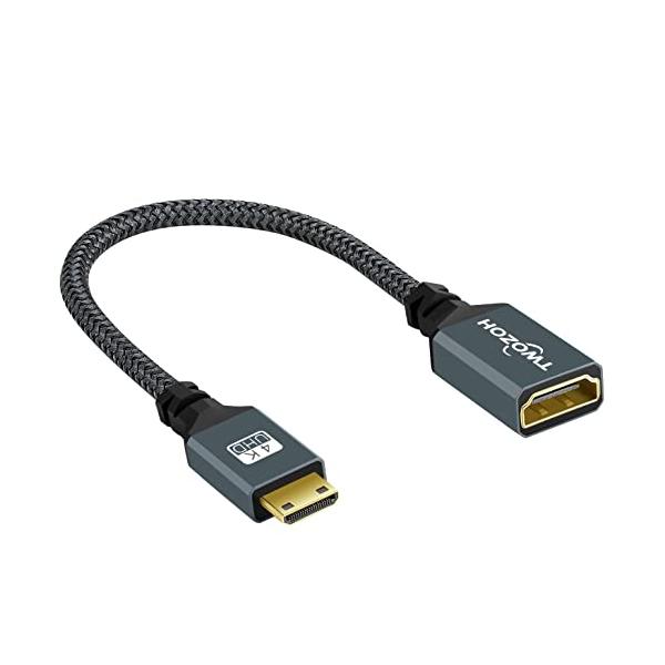 Mini(オス)-HDMI(メス)Straight/Mini HDMI(オス)-HDMI(メス)/Mini m?ski do HDMI ?e?ski・Color:Straight・パッケージ個数:1・ケーブル長 Mini HDMI TO H...